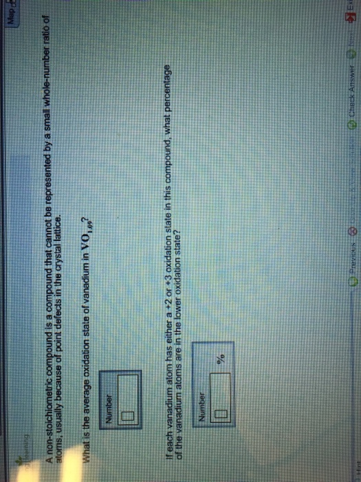 Solved A non-stoichiometric compound Is a compound that | Chegg.com