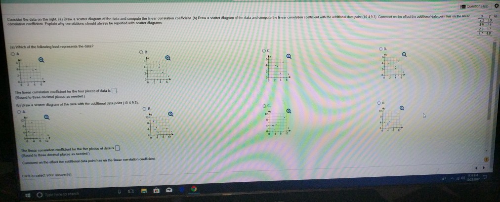 Solved corrolation coefficient Expiain why cosmelations | Chegg.com Solved corrolation coefficient Expiain why cosmelations | Chegg.com