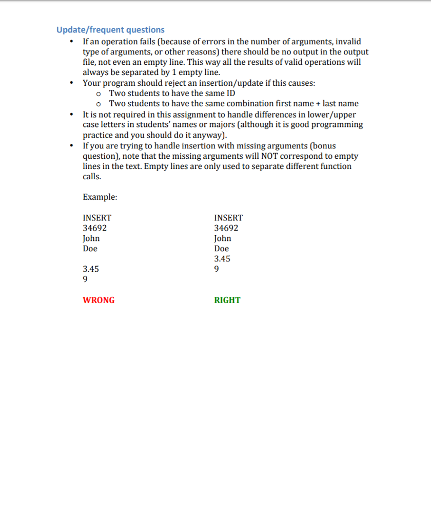 COSC2430: Programming and Data Structures University | Chegg.com