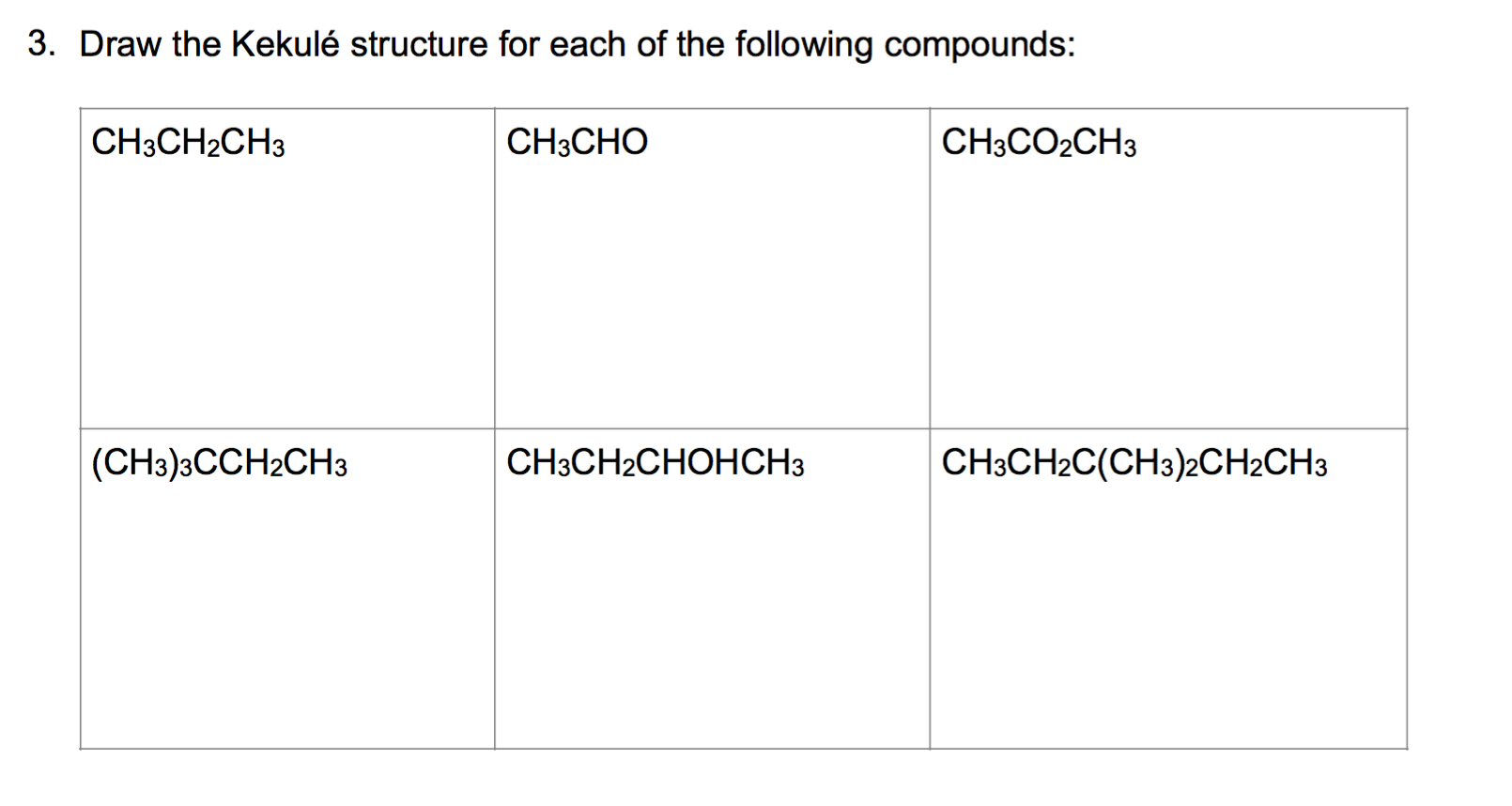 Solved Draw the Kekule structure for each of the following | Chegg.com