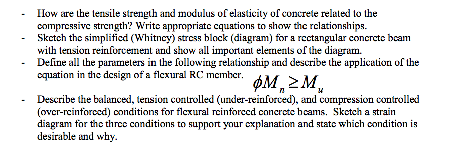 Solved - How are the tensile strength and modulus of | Chegg.com