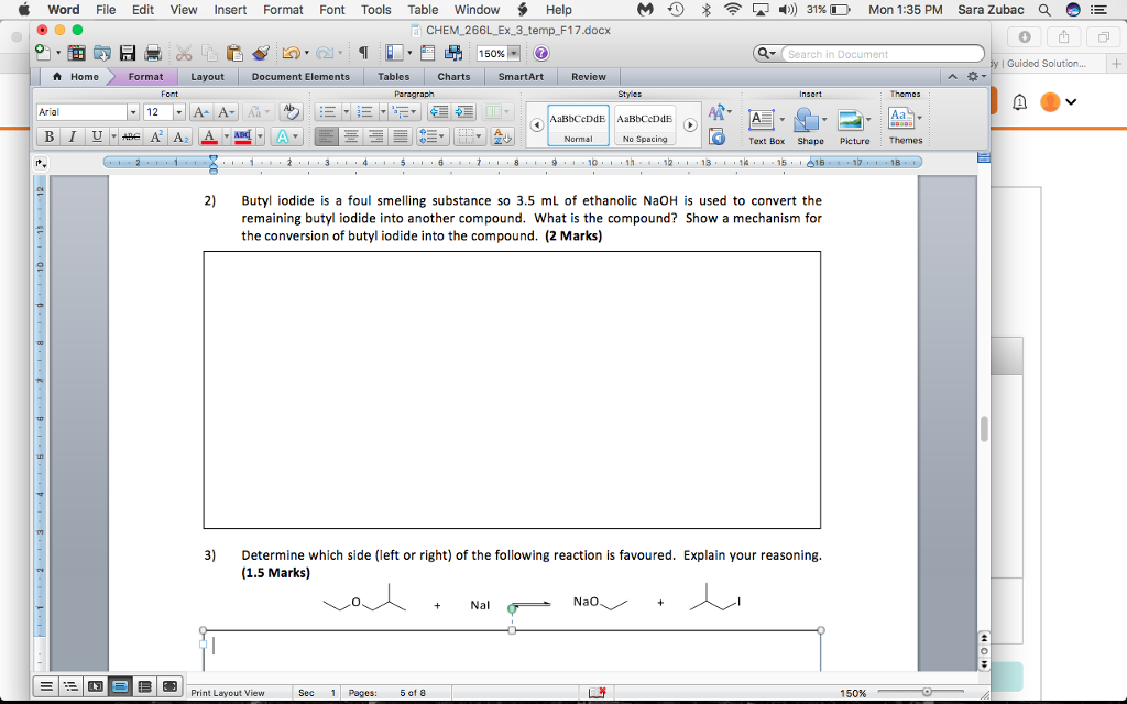 Solved Word File Edit View Insert Format Font Tools Table | Chegg.com
