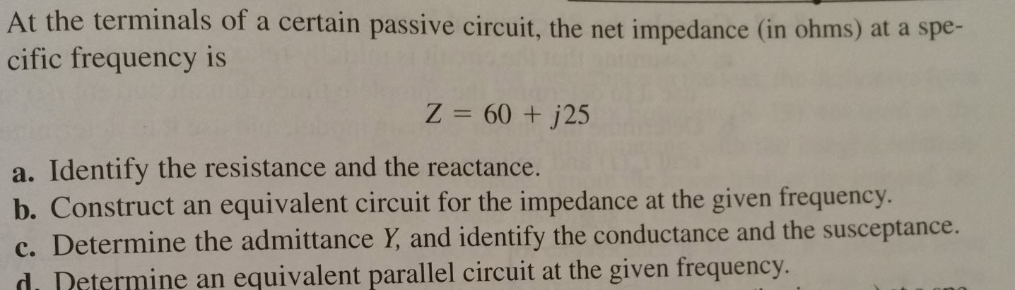 Solved At the terminals of a certain passive circuit, the | Chegg.com