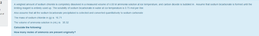 Solved A Weighed Amount Of Sodium Chloride Is Completely Chegg solved-a-weighed-amount-of-sodium-chloride-is-completely-chegg