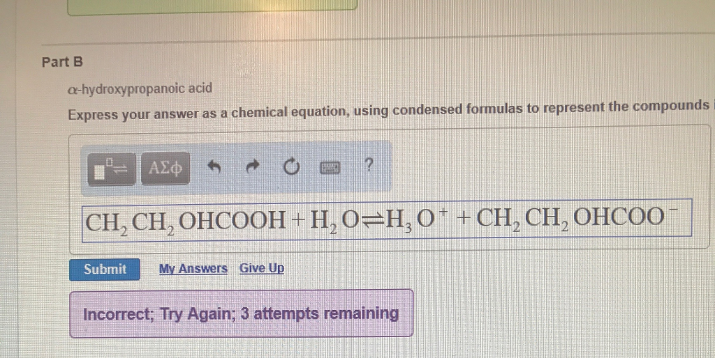 Solved alpha-hydroxypropanoic acid Express your answer as a | Chegg.com