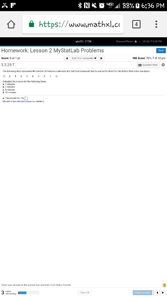 Statistics and probability Archive | October 16 2017 | Chegg.com