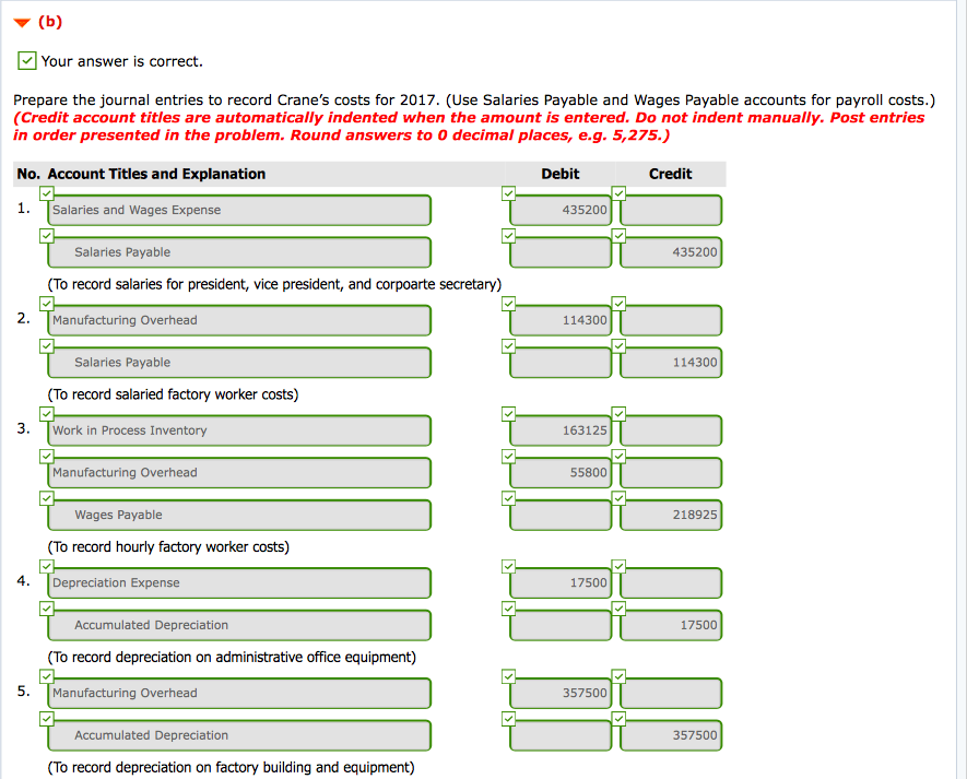 Solved Problem 4-32 (Part Level Submission) Crane Wings, | Chegg.com