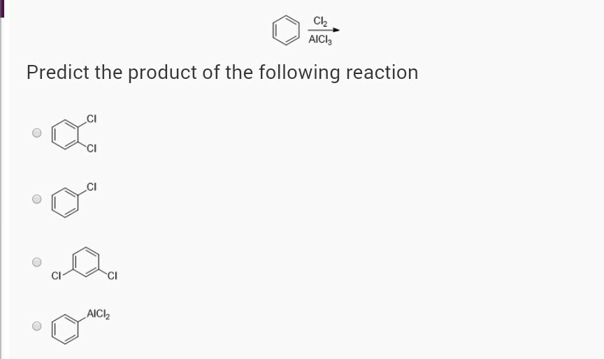 Solved Predict the product of the following reaction | Chegg.com