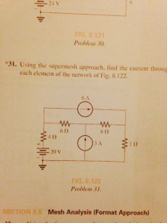 Solved Using supermesh approach, find the current through | Chegg.com