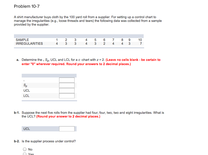 Solved A shirt manufacturer buys cloth by the 100 yard roll | Chegg.com