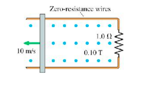 Solved A 20cm long, zero resistance wire is pulled outward, | Chegg.com