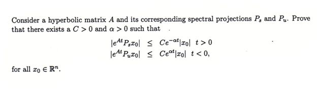Consider a hyperbolic matrix A and its corresponding | Chegg.com