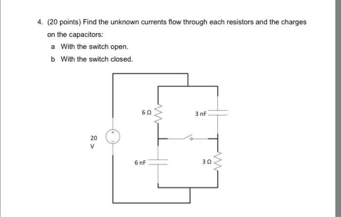 Solved Find the unknown currents flow through each resistors | Chegg.com