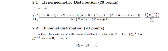 Solved Hypergeometric Distribution Prove that (n k) [K | Chegg.com