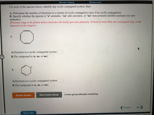 Solved [Review Topics) References) For each of the species | Chegg.com