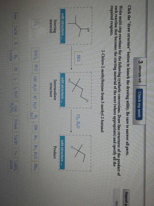 Solved Write multi-step reactions for the following | Chegg.com
