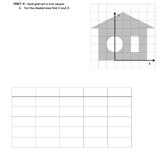 Solved Each grid cell is 1cm square. For the shaded area | Chegg.com