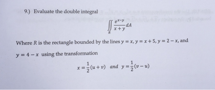 Solved Evaluate the double integral integral integral_R | Chegg.com