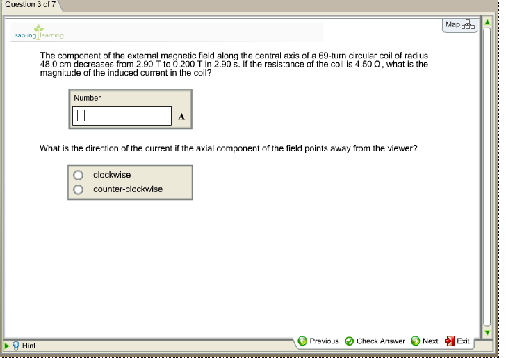 Solved Question 3 of 7 Map A pling The component of the | Chegg.com