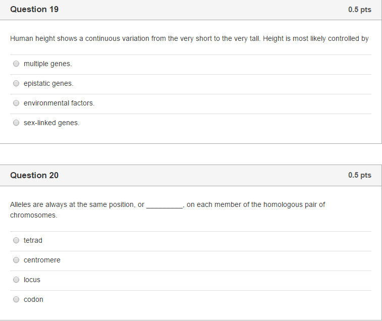 Solved Human height shows a continuous variation from the | Chegg.com