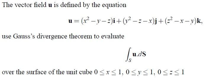 Solved The vector field u is defined by the equation u = | Chegg.com