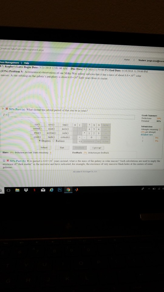 Solved ommon/Take TutorialAssignment.aspx Home Student: | Chegg.com