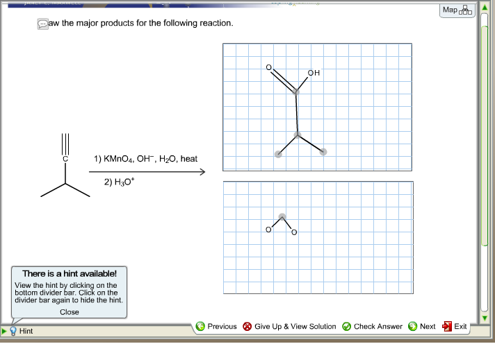 Solved aw the major products for the following reaction. | Chegg.com
