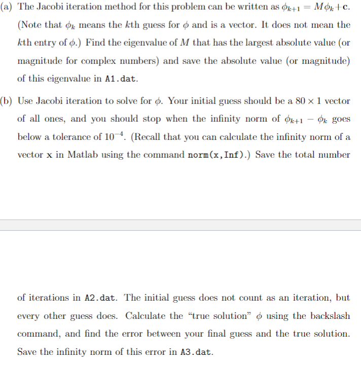 Solved [Please use Matlab to solve this question! Please | Chegg.com