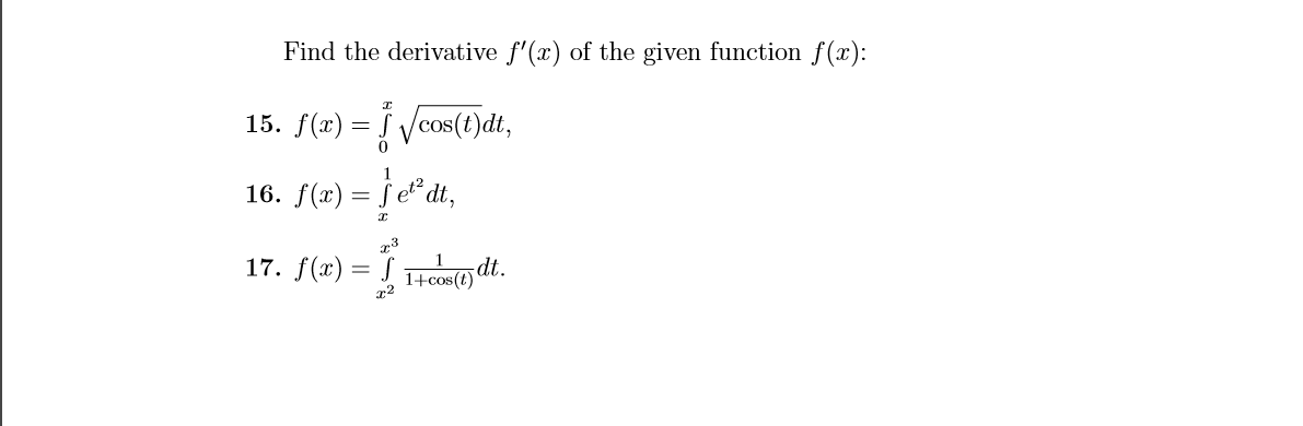 Solved: Find The Derivative F'(x) Of The Given Function F(... | Chegg.com