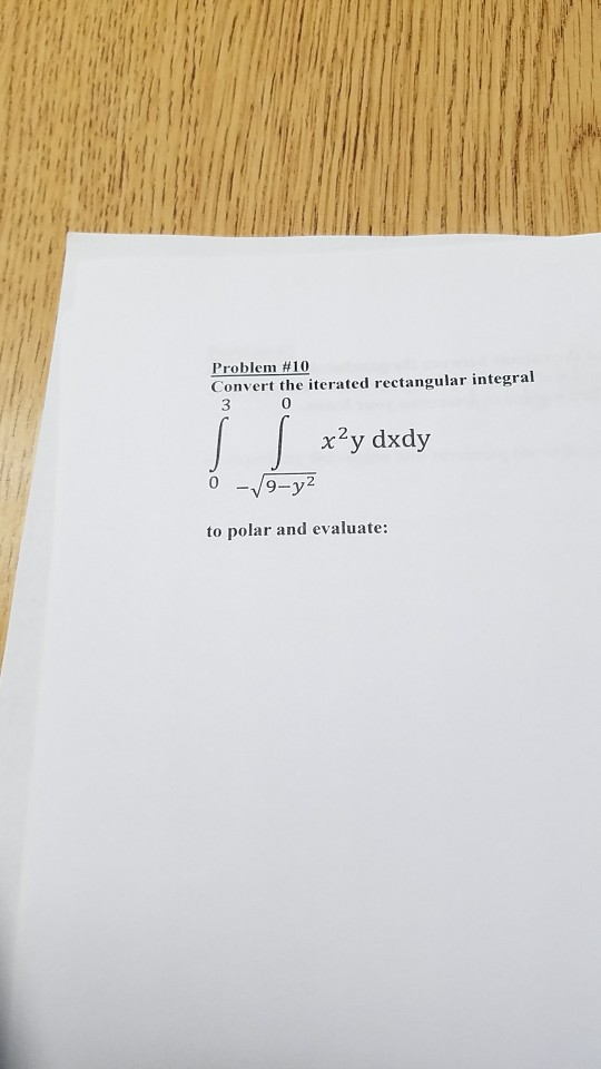 Solved Convert the iterated rectangular integral | Chegg.com