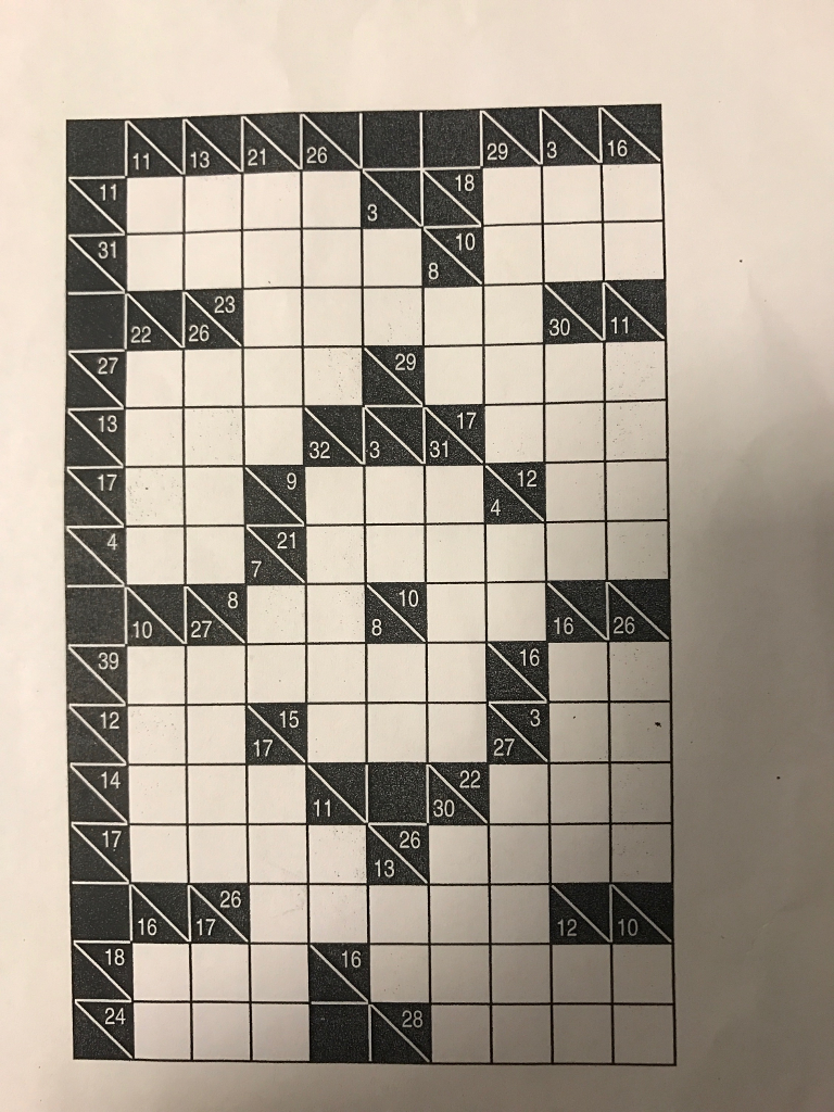 Solved Kakuro puzzle Use classic kakuro rules to solve | Chegg.com