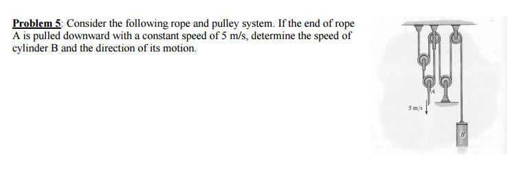 Solved Consider the following rope and pulley system. If the | Chegg.com
