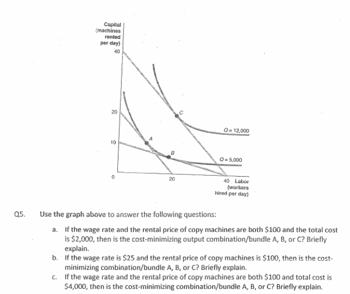 Solved Use the graph above to answer the following | Chegg.com