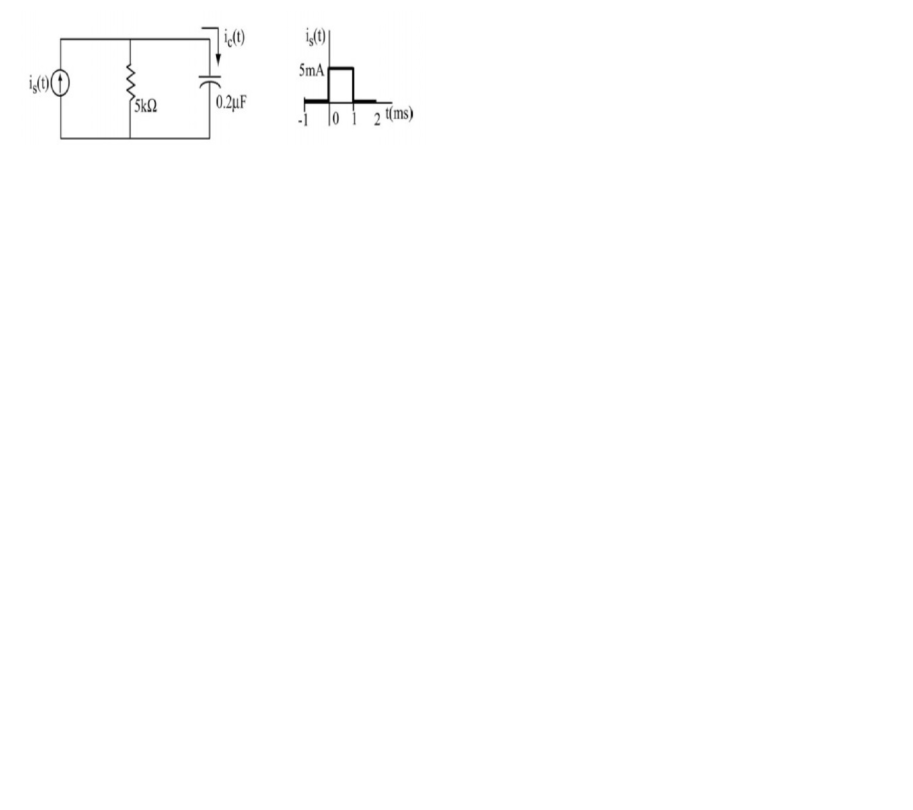 Solved For the circuit in the attached figure, the current | Chegg.com