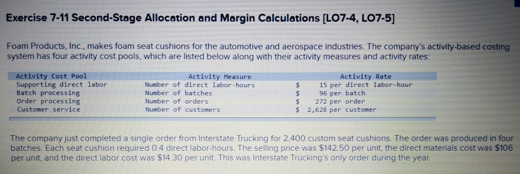 Solved Required Calculate the customer margin on sales to | Chegg.com