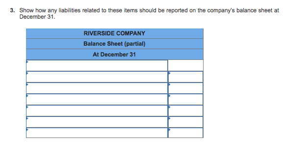 Solved Riverside Company completed the following two | Chegg.com
