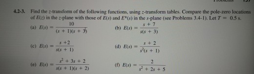 Solved 4.2-3. Find the z-transform of the following | Chegg.com