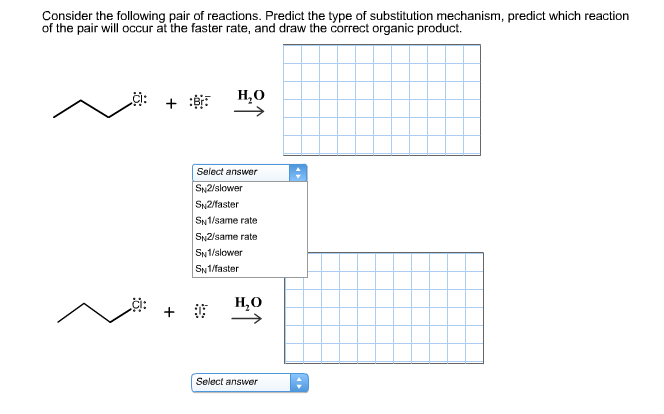 Solved Consider the following pair of reactions. Predict the | Chegg.com