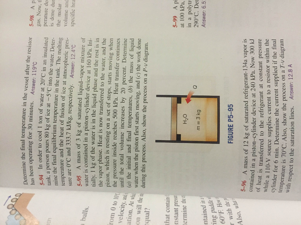 Solved In order to cool 1 ton of water at 20 degree C in an | Chegg.com