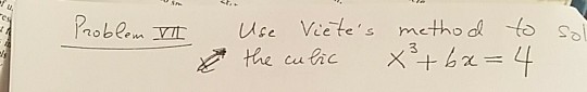 Solved PnobeI Use Viete's method to so | Chegg.com