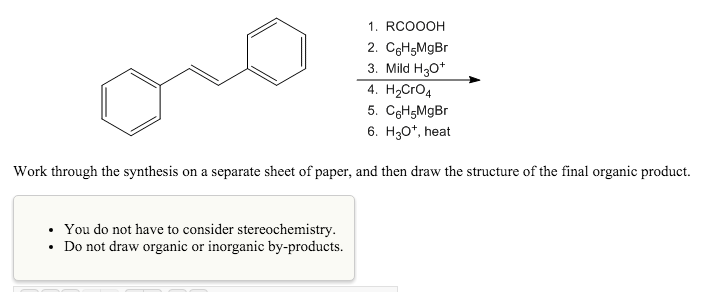 Solved Work through the synthesis on a separate sheet of | Chegg.com Solved Work through the synthesis on a separate sheet of | Chegg.com