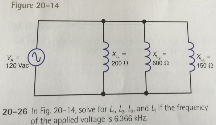Solved 20-24 In Fig. 20-13, solve for a. XL1, XL2 and XL3. | Chegg.com