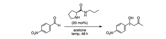 Solved O2N (20 mol%) acetone temp, 48 h O2N OH O | Chegg.com