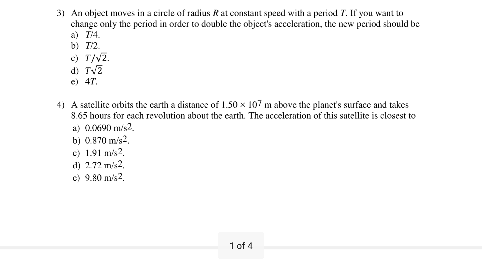 Solved An object moves in a circle of radius R at constant | Chegg.com