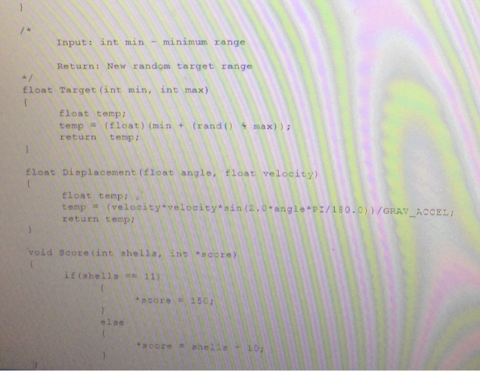 Please use the following starter C code template and | Chegg.com