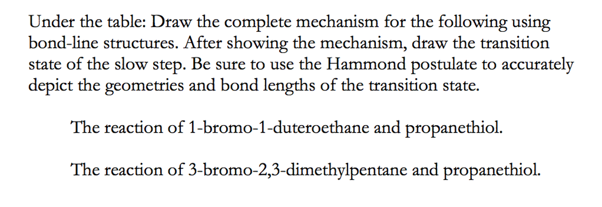 Draw the complete mechanism reaction for the | Chegg.com