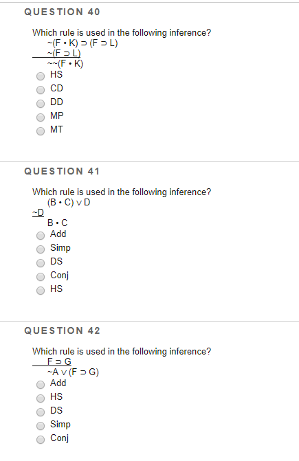 QUESTION 31 Use a short form truth table to answer | Chegg.com