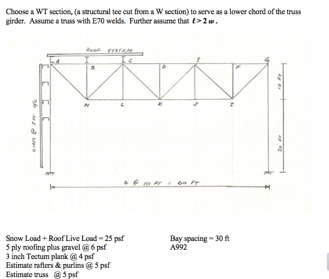 Choose a WT section, (a structural tec cut from a W | Chegg.com
