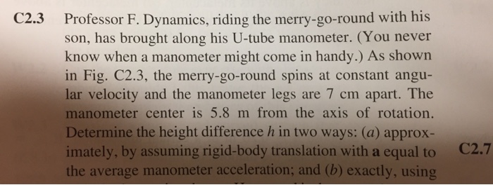 Solved the merry go round spins at constant angular velocity | Chegg.com