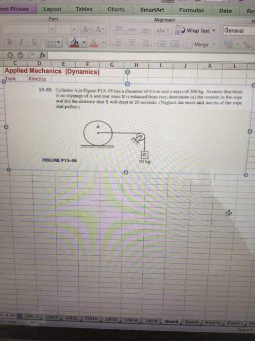 Solved l SmartArt Formulas Data Re Tables mat Picture Layout | Chegg.com
